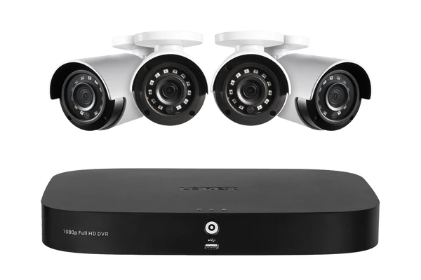 Lorex 1080p (8 Camera Capable) 1TB Wired DVR System with Analog Securi ...